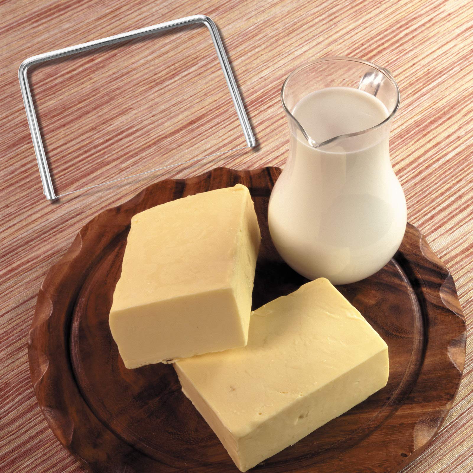 BESTonZON Cooking Cutter Wire Leveler Handheld Egg Butter Slicers for and Pastry Lyre Cutting Gadgets Slicer Home Multifunctional Supplies Tools Soft Cake Cheese Kitchen Spatula Dessert