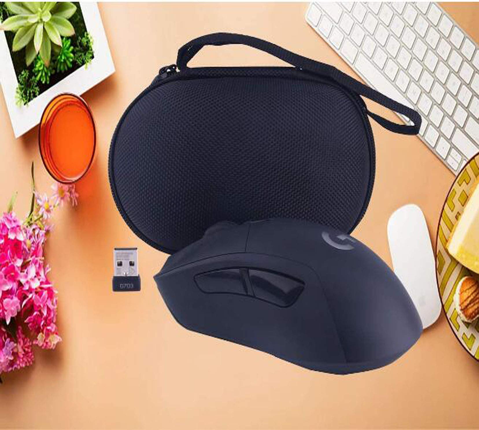 WERJIA Hard Travel Case for Logitech G Pro/Logitech G703 Lightspeed Wireless Gaming Mouse