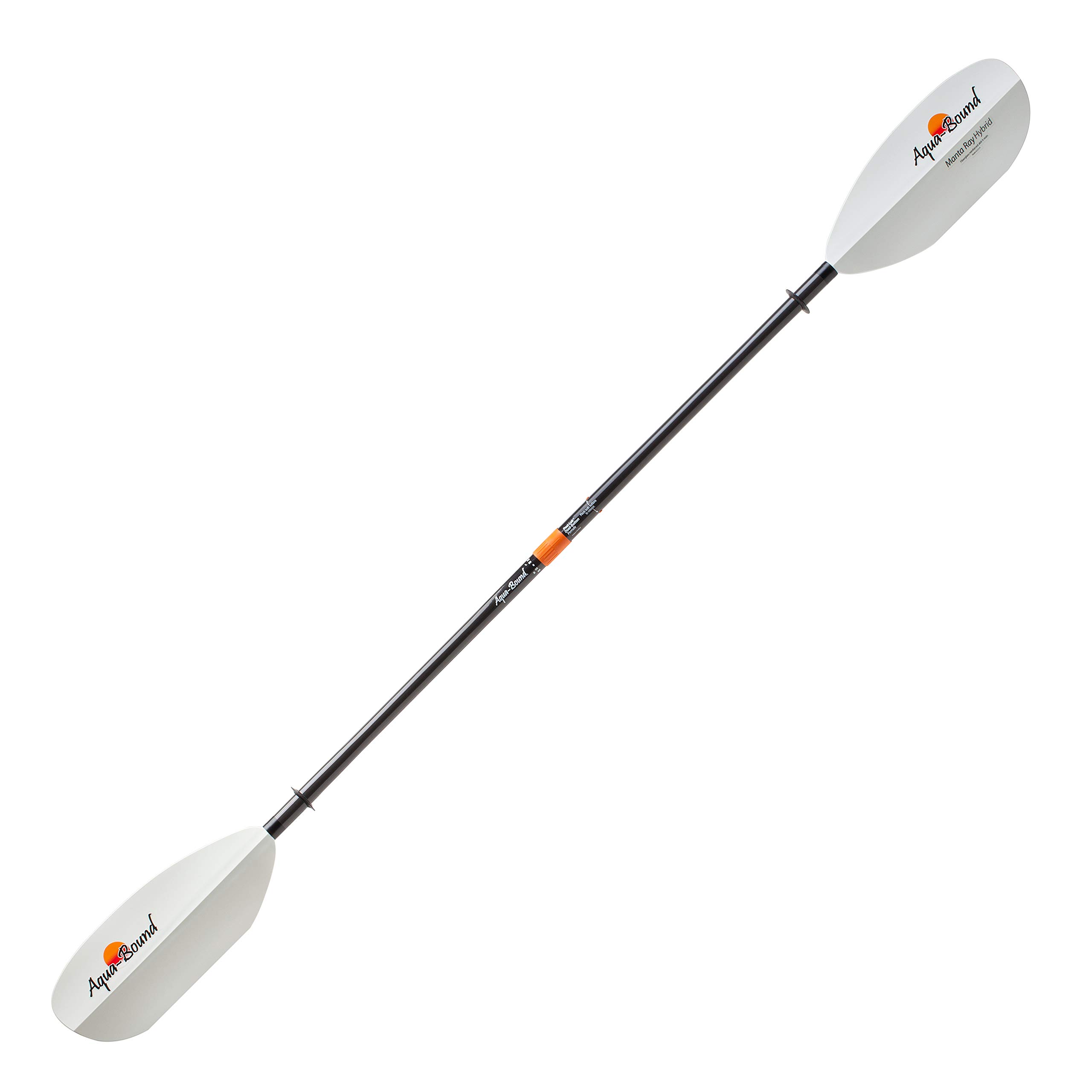 AQUA BOUND Aquabound Mantaray Hybrid White FG Blade/Posi-Lok Carbon Shaft 2pc, White, 210 cm (Discontinued)