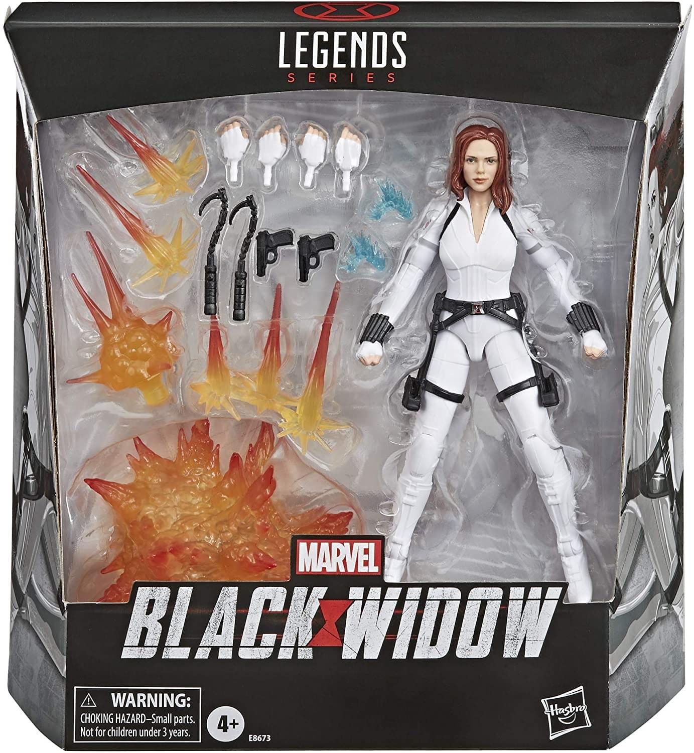Marvel Hasbro Legends Series 6-Inch Collectible Black Widow Action Figure Toy, Includes 12 Accessories, Ages 4 and Up