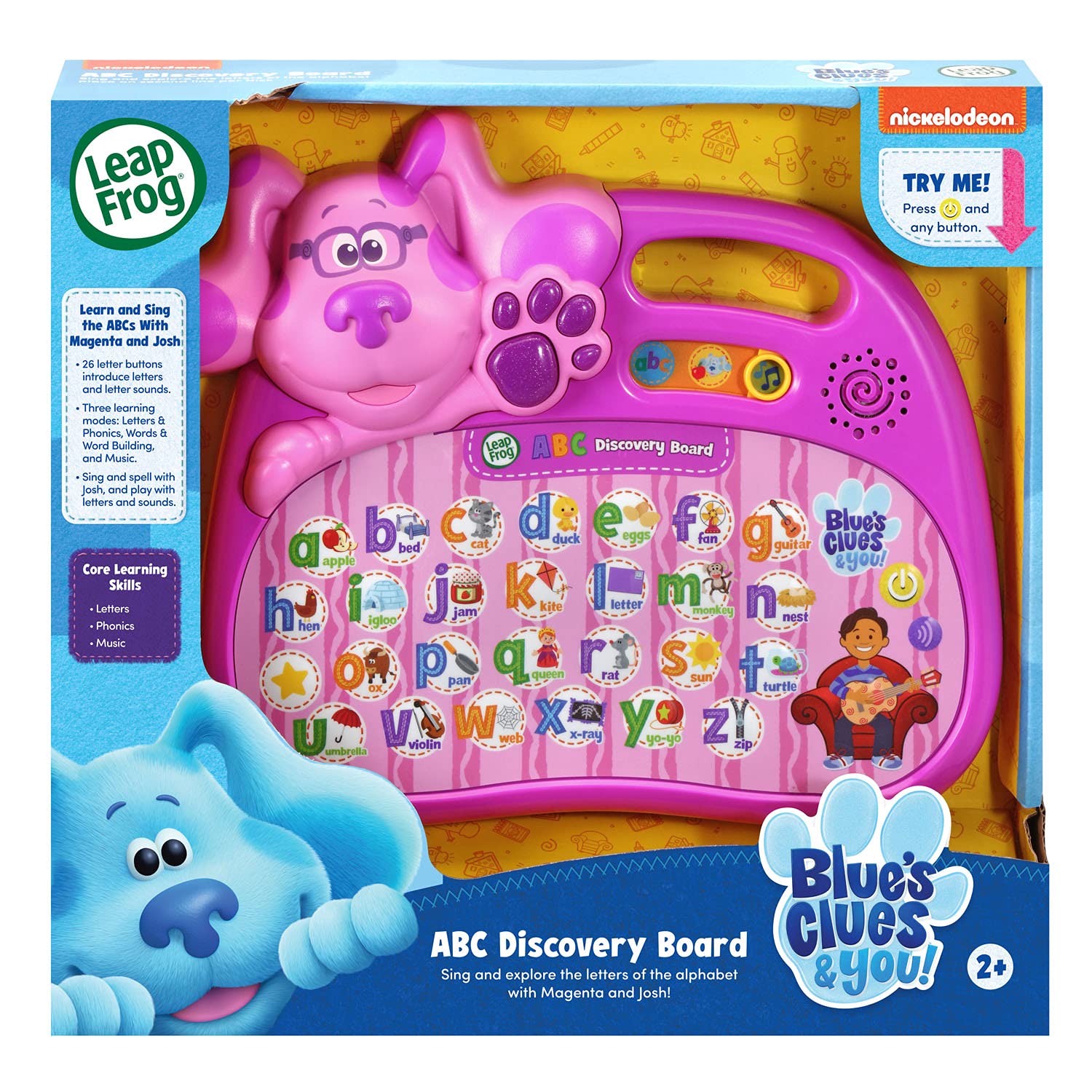 LeapFrog Blue's Clues and You! ABC Discovery Board, Magenta