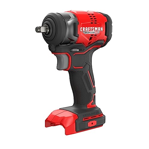 Craftsman V20 RP Cordless Impact Wrench, 3/8 inch Drive, Bare Tool Only (CMCF911B)