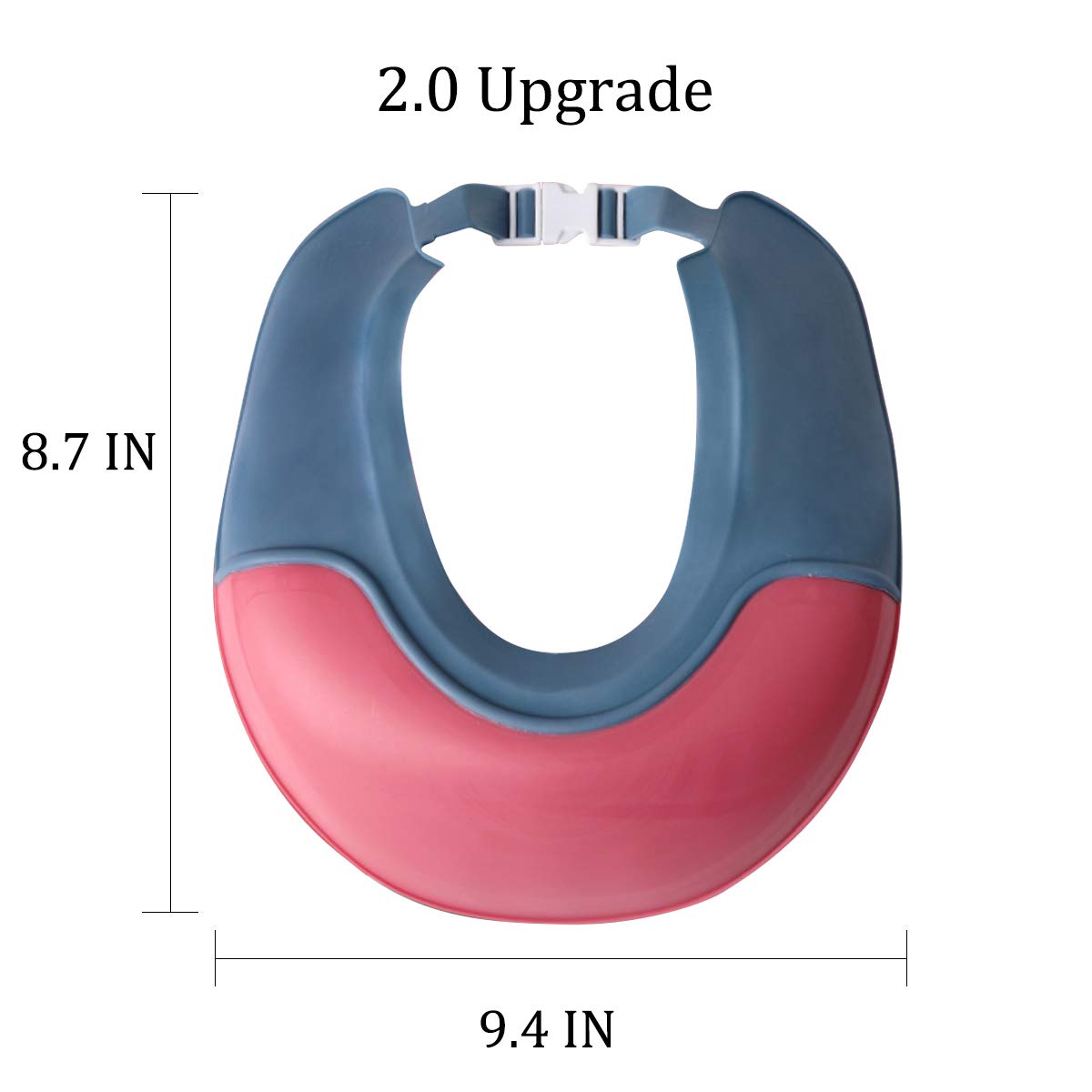 Baby Shampoo Cap Adjustment Silicone Bathing Hat Wash Hair Shield Hat Suitable for Babies, Toddlers, Children Pink