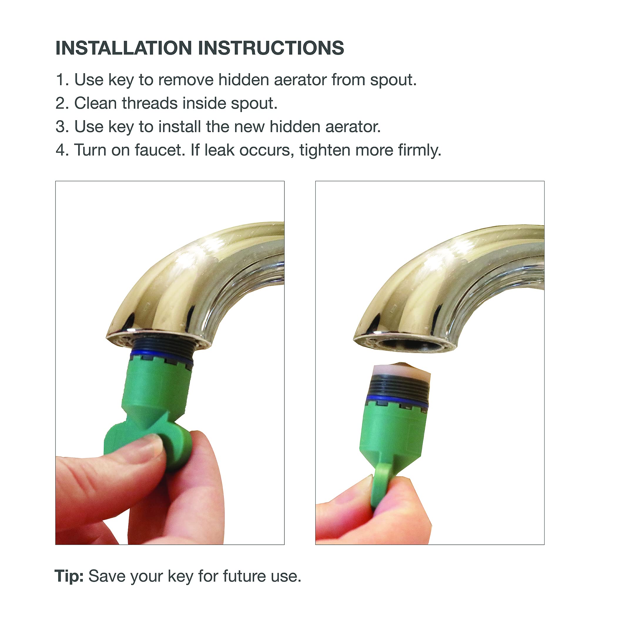 Cache Faucet Aerator Key Removal Wrench Tool, Multiple Colors, M24x1, M21.5×1, M18.5×1 and M16.5×1