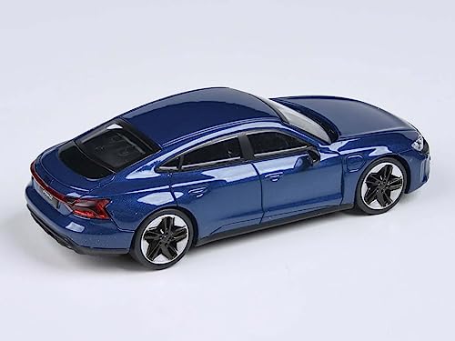 E-tron GT RS Ascari Blue Metallic 1/64 Diecast Model Car by Paragon Models PA-55335