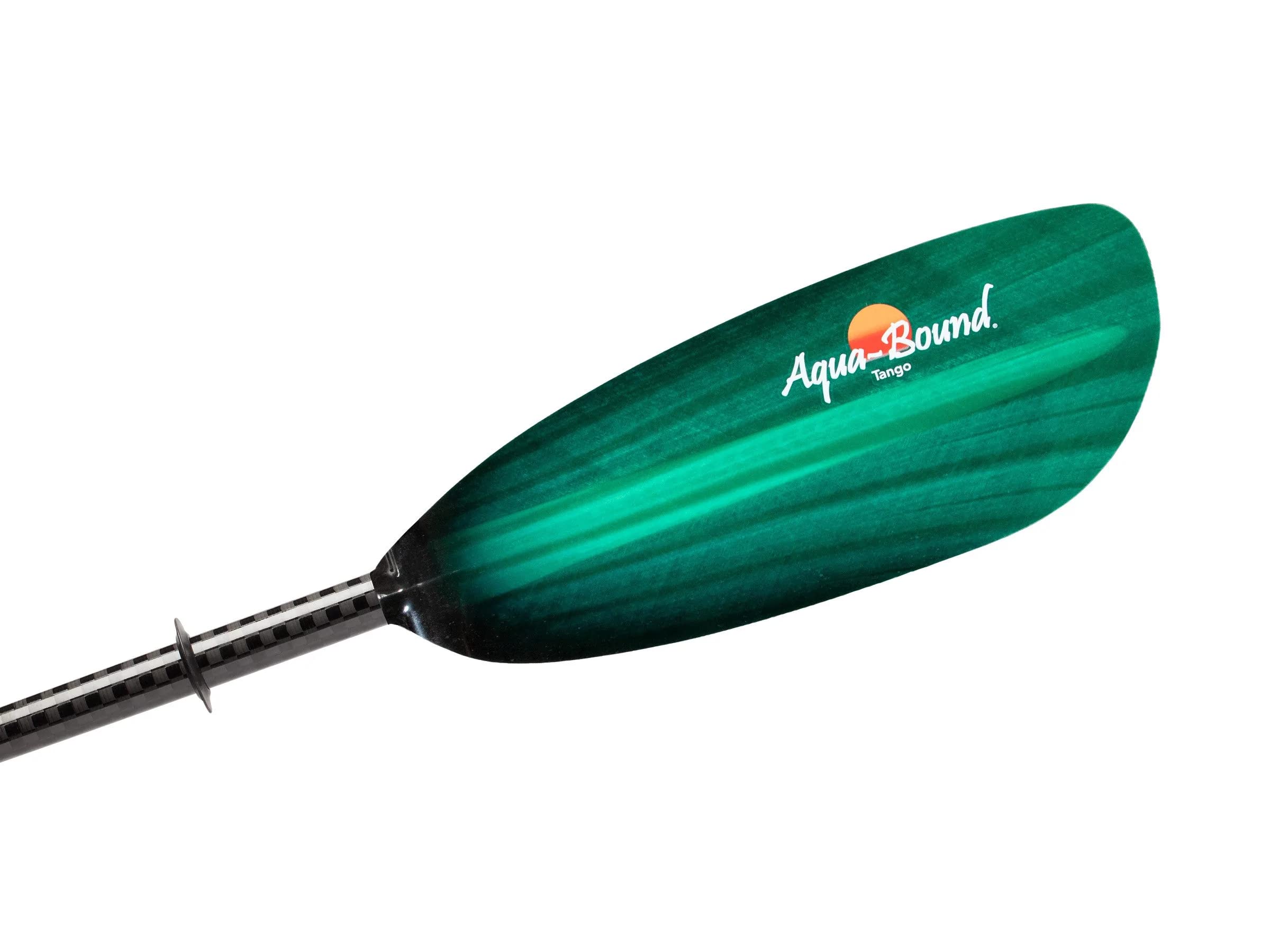Aquabound Tango Kayak Paddle with Fiberglass Blade & 2 Piece Posi-Lok Carbon Shaft, Sunwave, 230cm