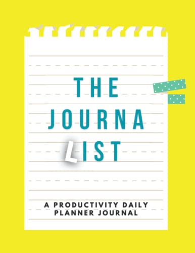 The JournaList - Beat Procrastination and Achieve Your Goals: A productivity daily planner journal