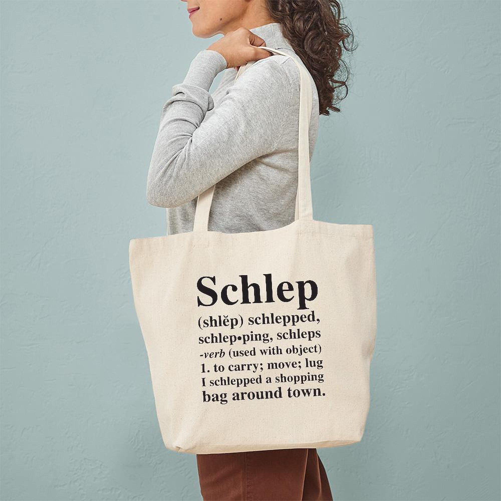 CafePress Webster's Schlep Tote Canvas Tote Shopping Bag