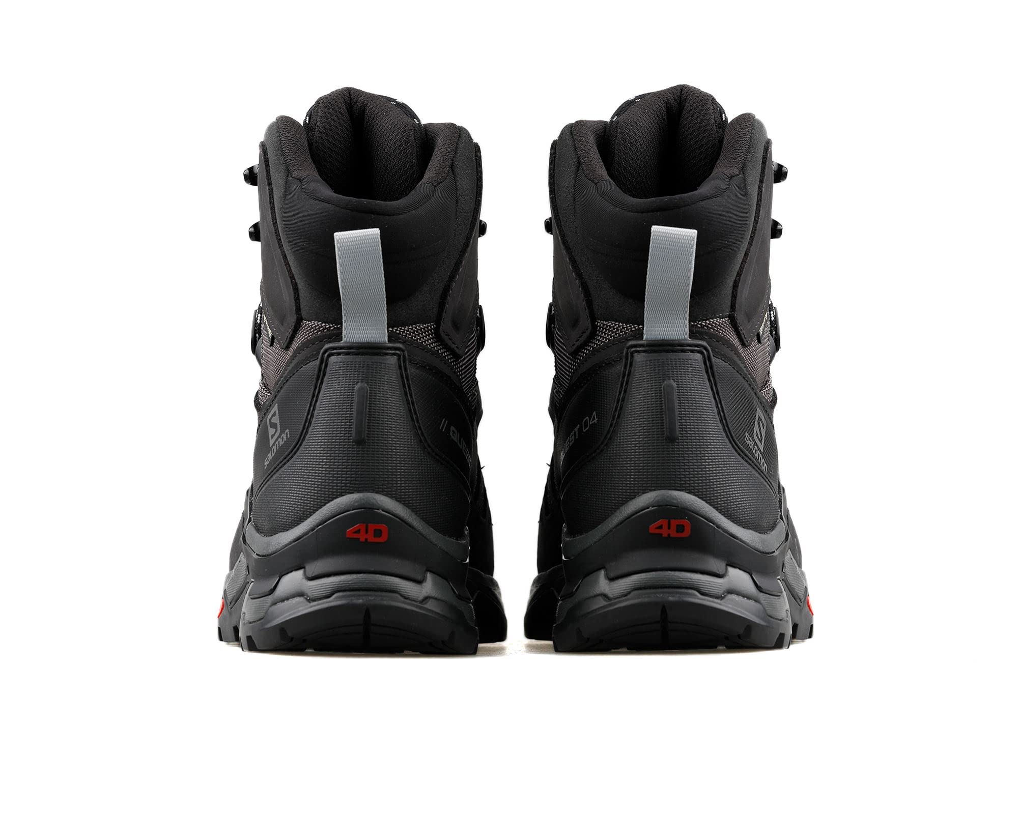 Salomon Quest 4 Gore-TEX Hiking Boots for Men, Magnet/Black/Quarry, 11