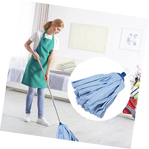 Cabilock 4 Pcs Mop Replacement Head Mop Heads Commercial Cotton Floor Cleaning Mop Head Microfiber Cloth Mop Refill Wet Mop Head Accessories Practical Mop Cloth Filler Care
