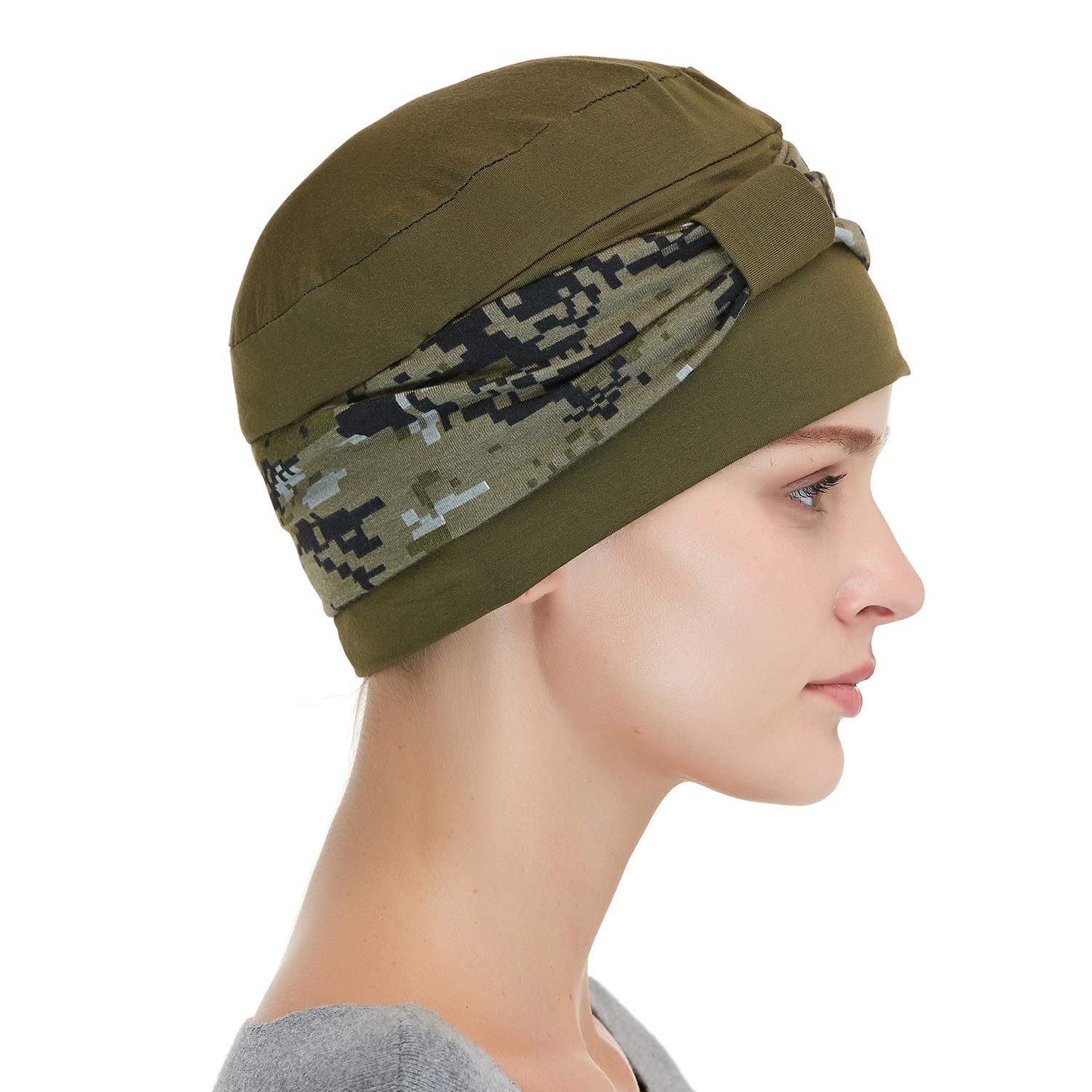Bamboo Double Layered Comfort Beanie (Teal Deep)