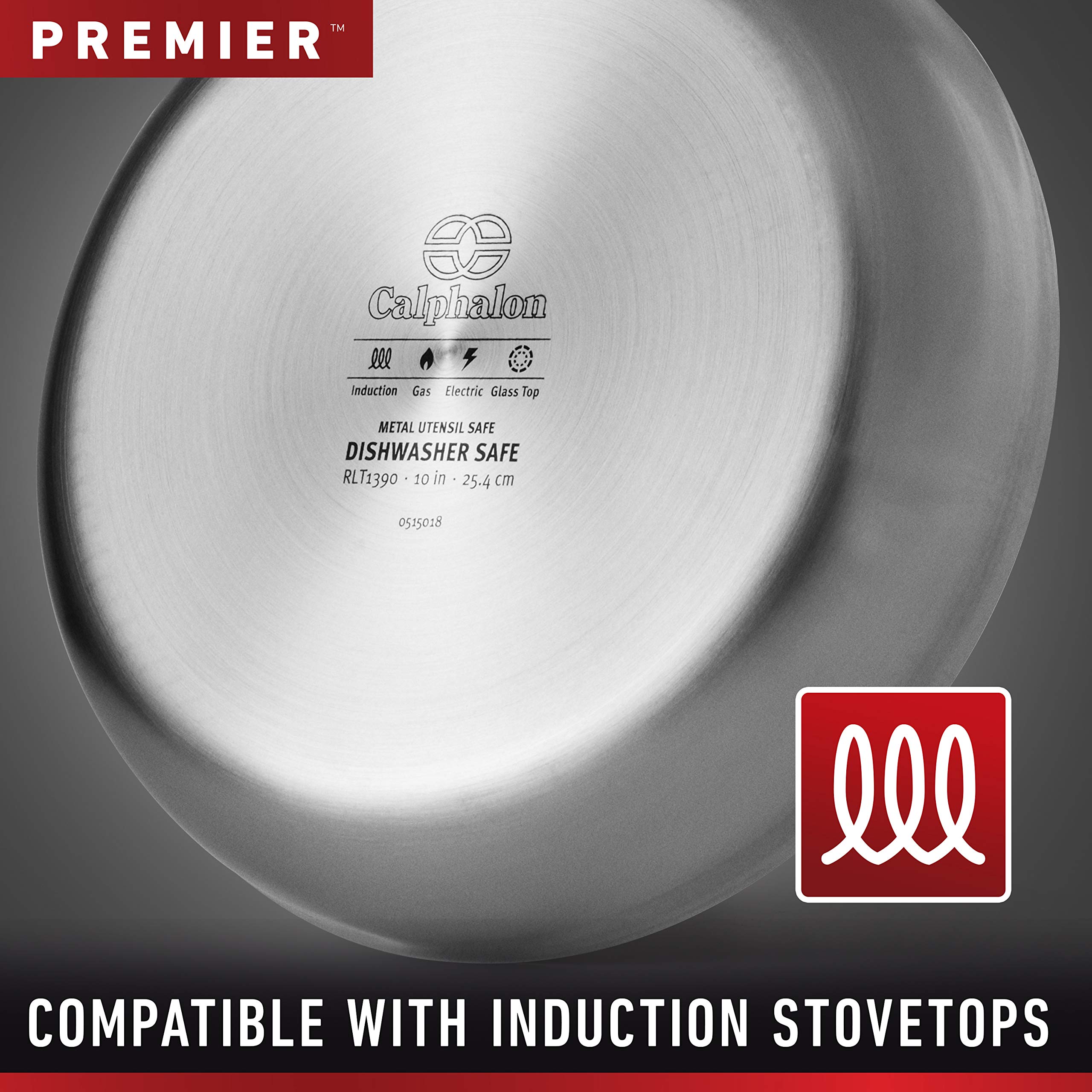 Calphalon Premier Stainless Steel Cookware, 1.5-Quart Sauce Pan with Cover