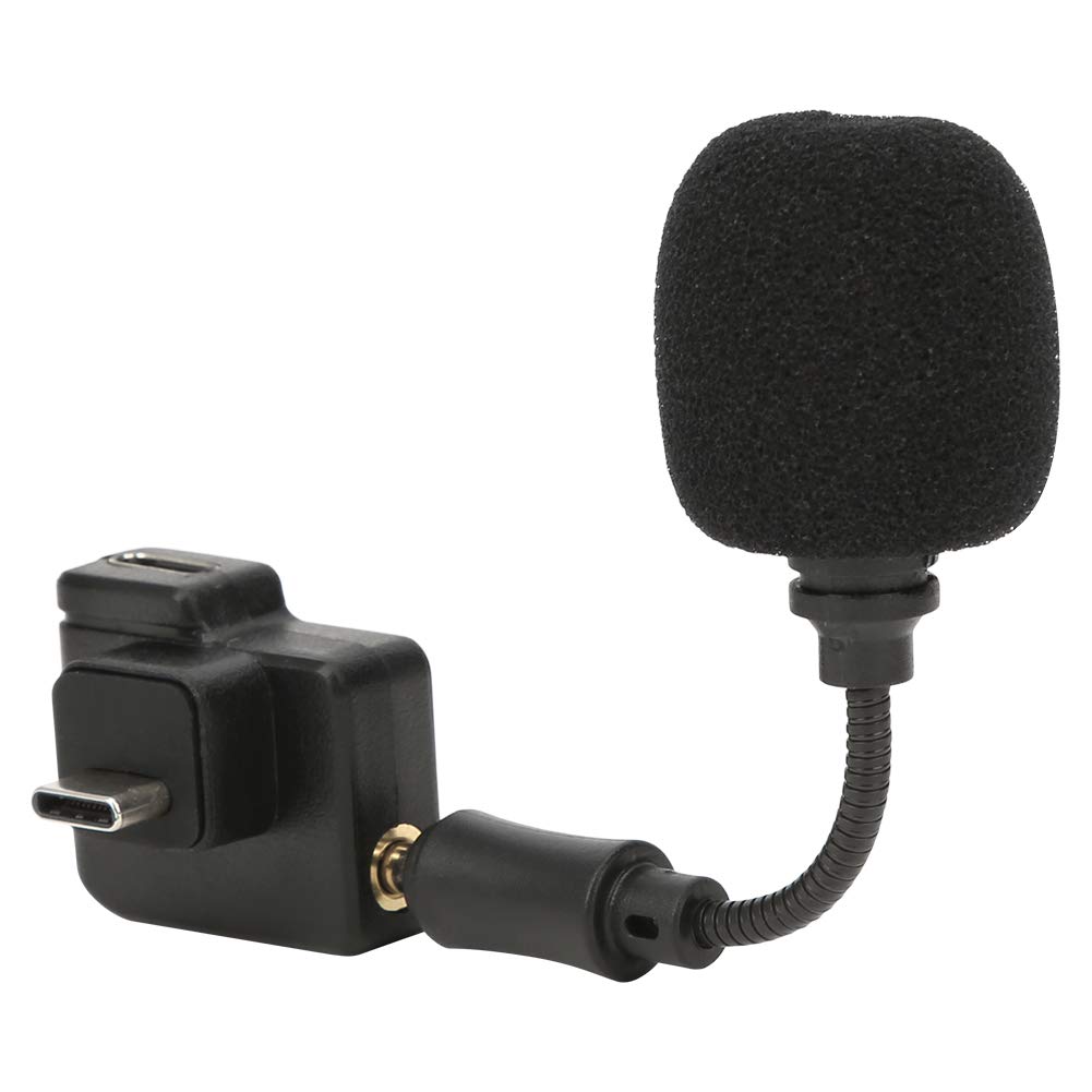 Archuu Mini Condenser Recording Microphone Audio Adapter for DJI for OSMO Action Sports Camera, Default