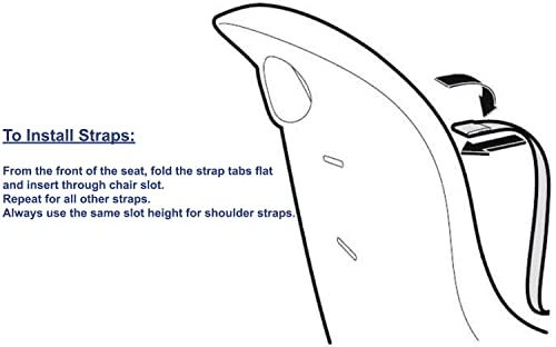 High Chair Straps, Replacement Harness Straps for Most 5 Point High Chairs