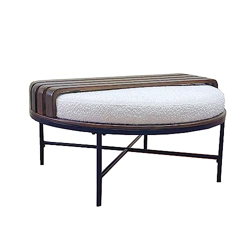 Ball & Cast Coffee Table, Dia 31.5", Light Beige