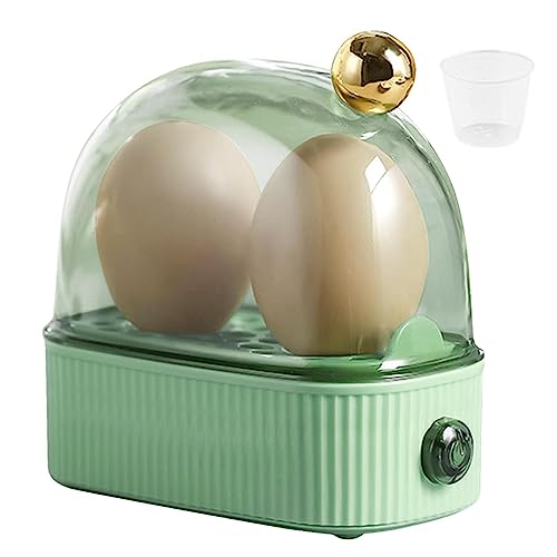 Egg Cooker, Soft Boiled Eggs Cooker, Poacher Hard Boiler Electric Egg Cooker Steamed Eggs Small Egg Steamer Kitchen Gadgets Fast Heating For Dormitory