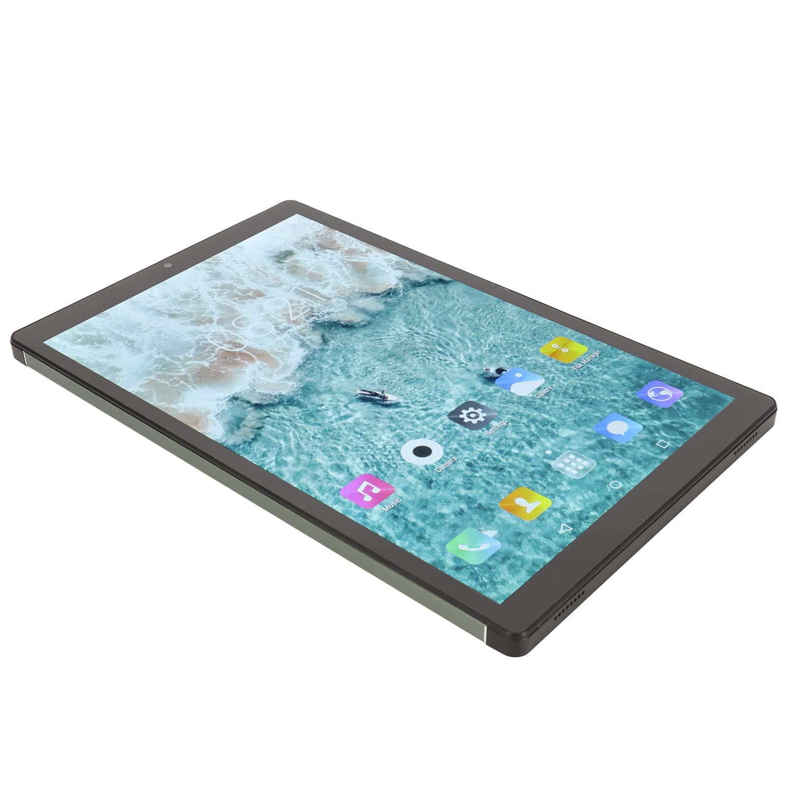 ANGGREK 10.1in HD Tablet, 4GB RAM 64GB ROM, 2560x1600 Resolution, Dual Cameras, Support 2.4G 5G WiFi, 5800mAh Battery, 12, Green (US Plug)