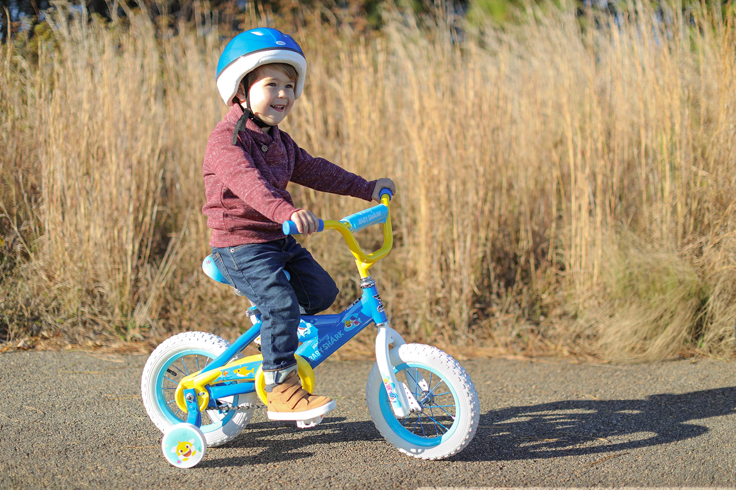Baby Shark 12" Bike with Removable Training Wheels