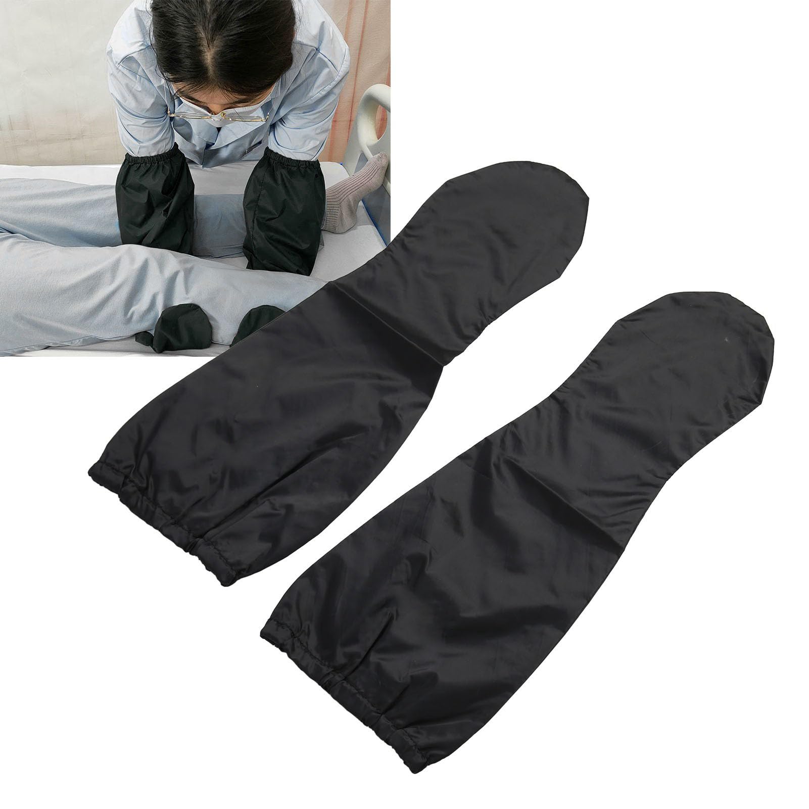ANGGREK Turning Slide Gloves Transfer Gloves Slide Sheet Assist Moving Elderly Reusable for Turning Repositioning