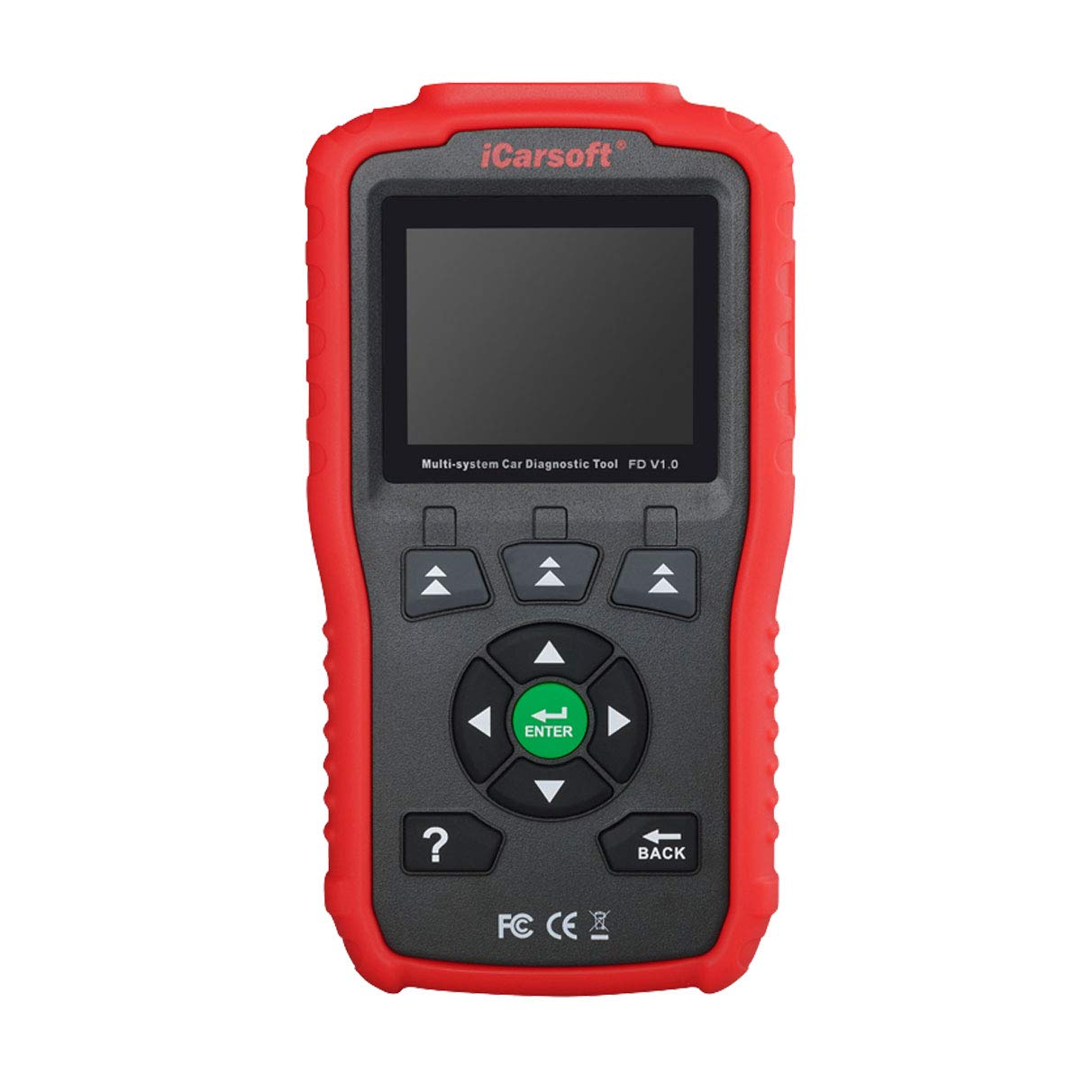 Auto Diagnostic Scanner iCarsoft FD V1.0 for Ford/Holden, ABS, SRS, Oil Service Reset ect (Red)