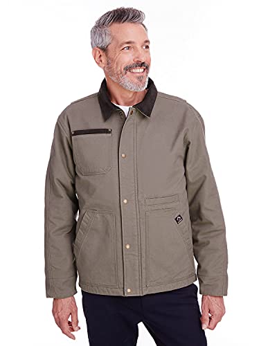DRI Duck - Rambler Boulder Cloth Jacket - 5091 - L - Gravel