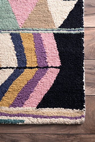 nuLOOM Ofelia Bohemian Wool Runner Rug, 2' 6" x 8', Multi