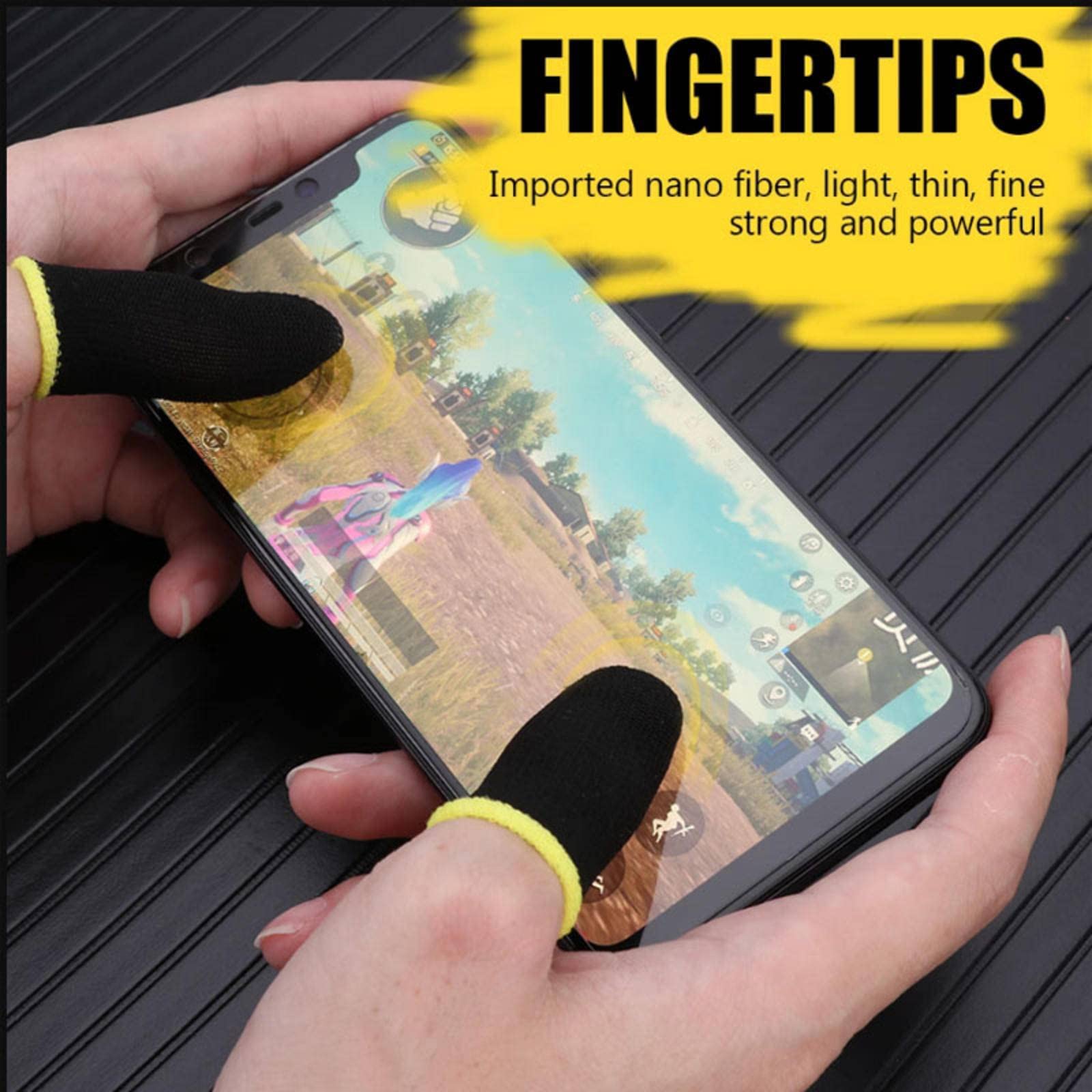 NB The Game Fingers Vent The Finger Cover of The Game Touch Panel of The fingertip Phone with Gloves to Prevent The Game Controller Sweat.