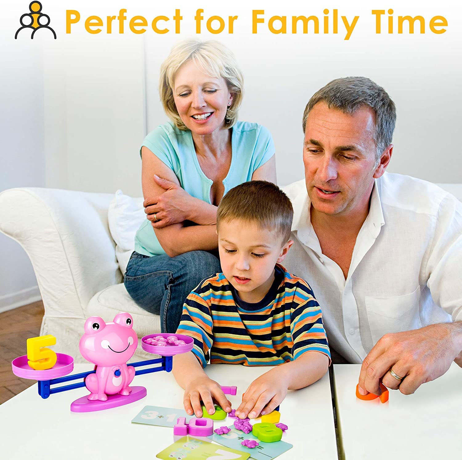 Batlofty Counting Balance Toy for Toddlers, Frog Educational Toy Number Counting Scale for Teachers and Students,STEM Learning Tool Math Game for Kids Gift Age 3+,63 PCS, Pink