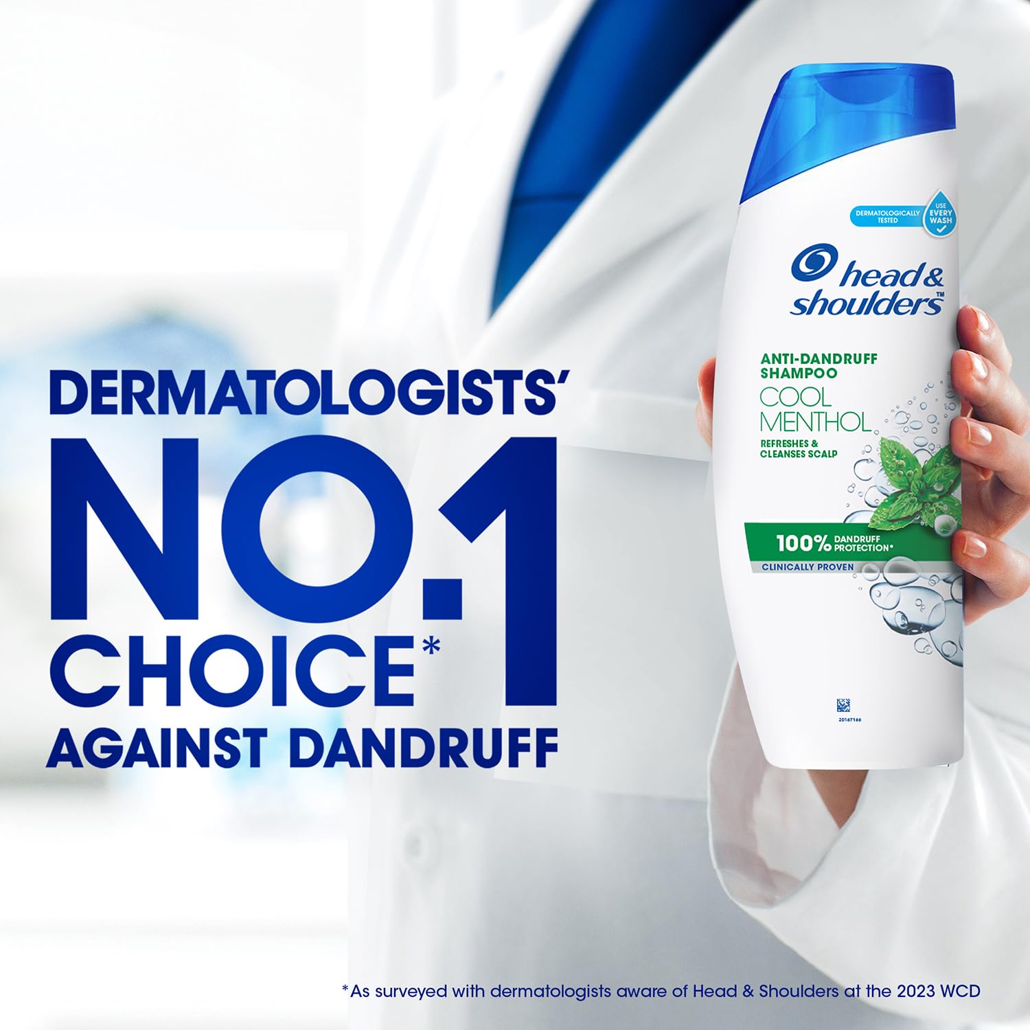 Head & Shoulders Anti Dandruff Cool Menthol Shampoo, 340ml