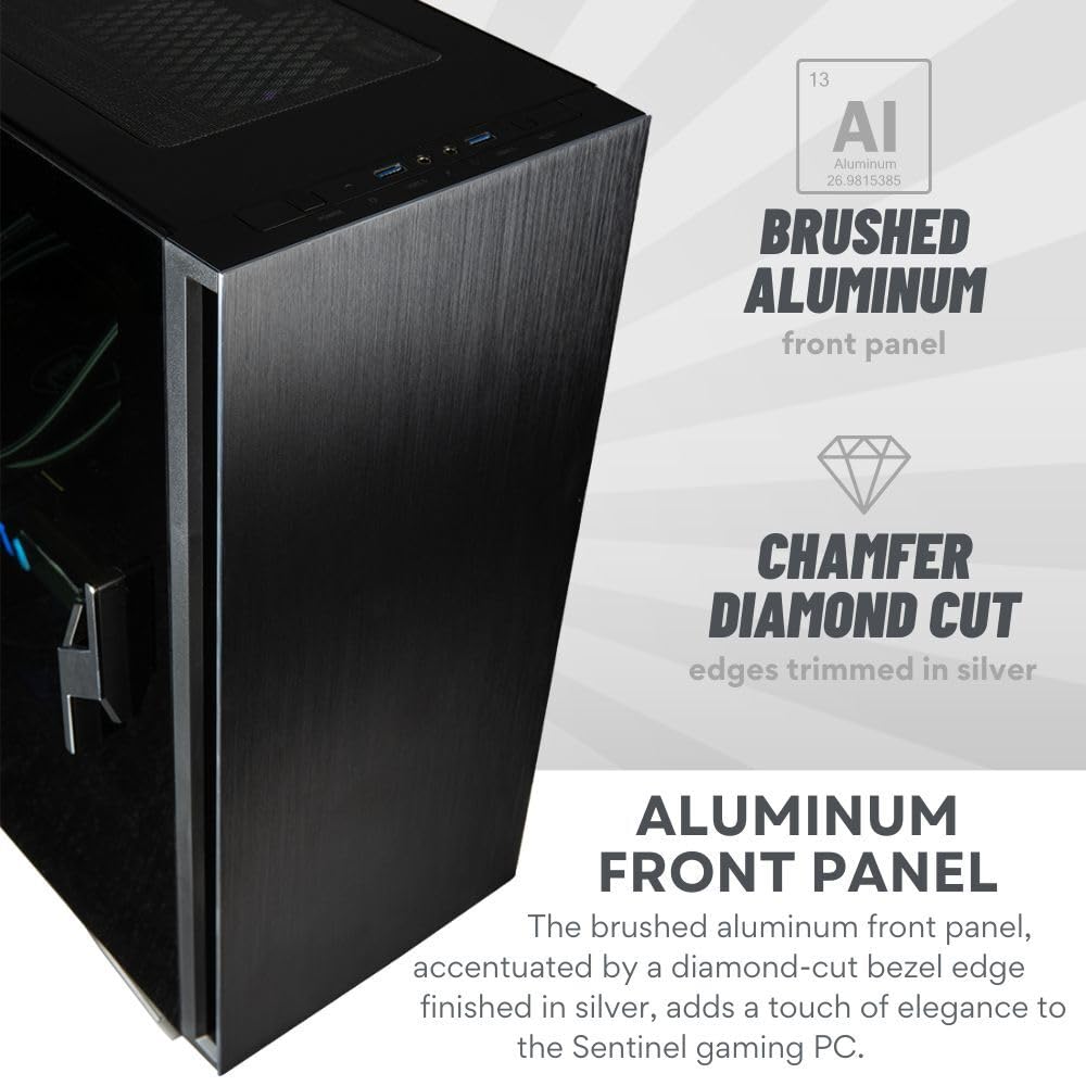 Computer Upgrade King Empowered PC Gaming Desktop with Intel Core i7-14700KF, NVIDIA RTX 4070 Ti, 32GB DDR5 RAM, 1TB NVMe SSD, 3TB HDD, WiFi 6, Windows 11 Home, 3-Year Warranty