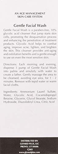 GlyMed Plus Age Management Gentle Facial Wash, 8 Ounce