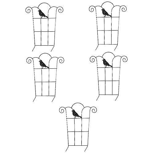 English Cucumbers 5pcs Plant Climbing Frame Orchid Plant Rose Plant Outdoor Fencing Indoor Trellis English Cucumbers Iron Green Plant Support Garden Fencing Plant Stake Support