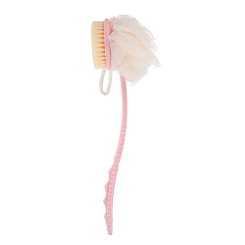 FRCOLOR Shower Brush Dry Brushing Body Brush Body loofah Shower Scrub Brush for Body Bath mesh Sponge exfoliating Body Puffs Back Scrubber Brush Back Skin Scrubber Bath Scrubber mesh Ball