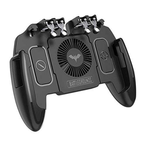 LUULYGO in 2021, The First New 6-Finger Mobile Joystick Controller Gamepad Trigger FPS Cooling Fan Gamepad Joystick for iOS Android Phones Specialty Store
