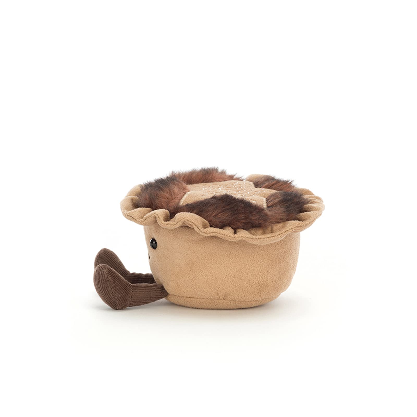Jellycat Amuseables Mince Pie Stuffed Toy, 4.5 inches | Food Plush | Fun Gift Idea