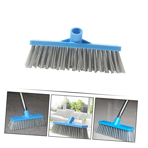 Asakkura 1pc Brooms Multi-Purpose Deck Broom Heavy Rough Indoor Premium Swimming Surface Tile Wall Cleaning Long Stiff Brush Soft for Sweeper Plastic Tub Bristles Floors Accessory