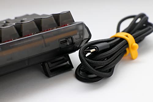 Ducky One 3 Mini Aura Clear Black 60% Hotswap RGB LED Double Shot PBT Mechanical Keyboard Cherry MX Brown