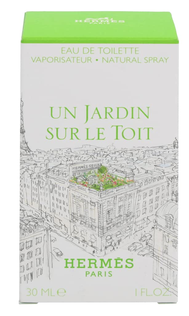 Hermes Un Jardin Sur Le Toit Eau de Toilette Spray for Women, 1 Ounce