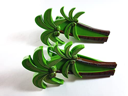 Coconut Tree Style Beach Towel Clips Jumbo Size for Beach Chair, Cruise Beach Patio, Pool Accessories for Chairs, Household Clip, Baby Stroller. by C&H Solutions