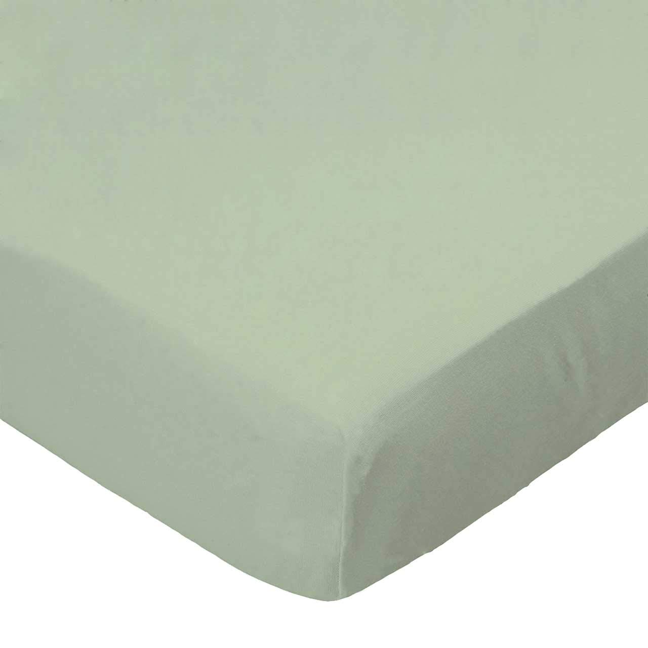 SheetWorld Fitted 100% Cotton Flannel Stroller Bassinet Sheet 13 x 29, Flannel - Sage, Made in USA