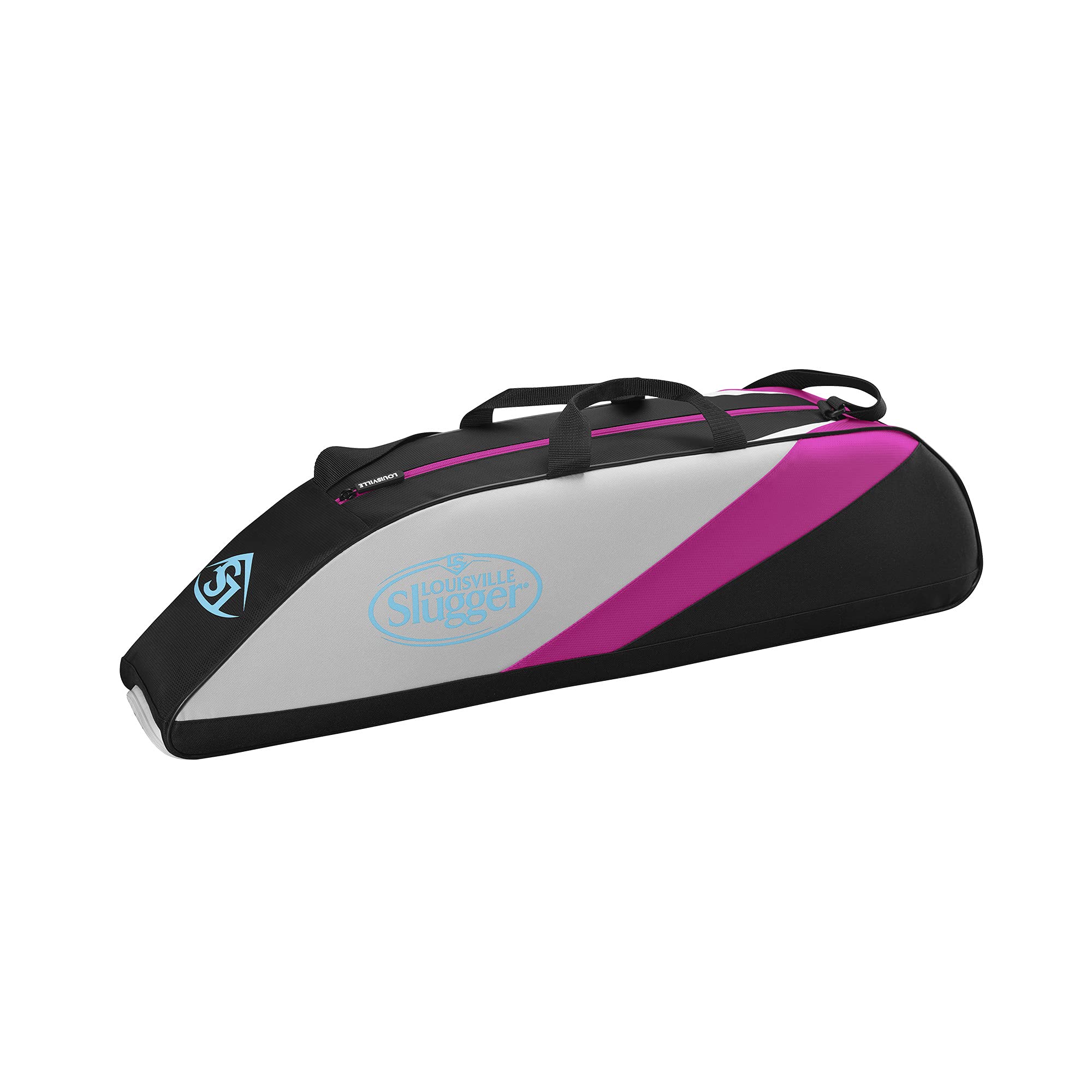 Louisville Slugger Tote Bag, Pink/White/Black, L: 35" W: 6.5" H: 9"