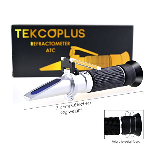 Brix Refractometer Range 0-32% Brix with 0.2% Division, for Brandy, Beer, Fruits, Cutting Liquid
