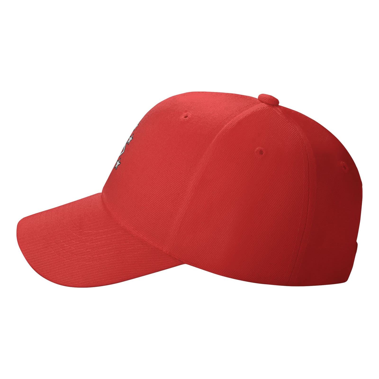 Black & White Marsoc Marine Raiders Skull and Stars Logo Baseball Cap Adjustable Fashion Uv Protection Sunhat Unisex