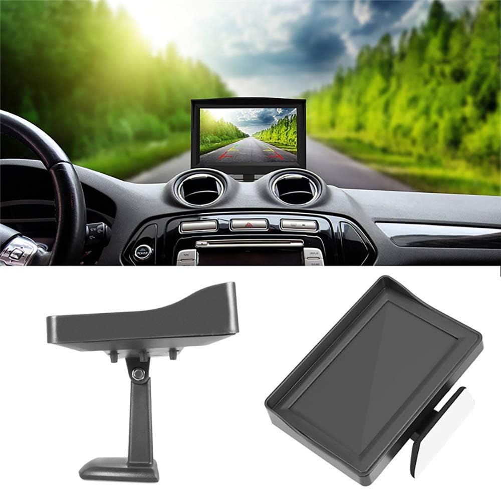 Backup Camera 4.3 Inch HD 1080P Car Backup Camera for Cars, Trucks, Pickups, Suvs Easy Installation Waterproof Night Vision 12 LED Rear Backup Camera One Power System Reverse/Continuous Use Grid Lines