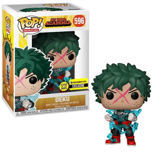 Funko My Hero Academia - Deku Full Cowl (Izuku Midoriya) Glow-in-The-Dark Pop! Vinyl Figure (Bundled with Compatible Pop Box Protector Case)