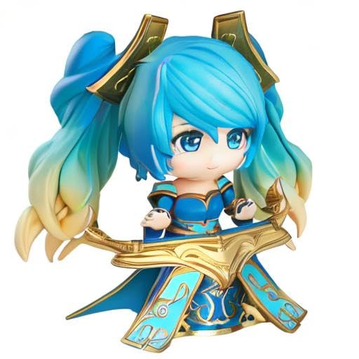 Good Smile League of Legends: Sona Nendoroid Action Figure, Multicolor