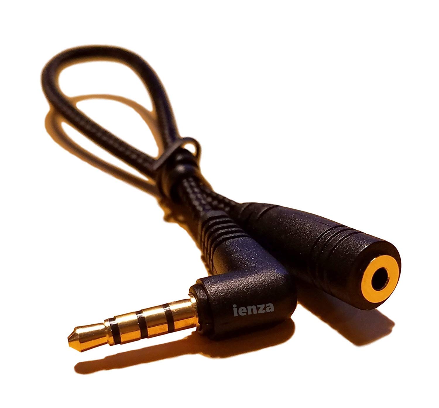ienza Stereo Headset Controller Adapter Cable for Xbox One & PlayStation 4 PS4
