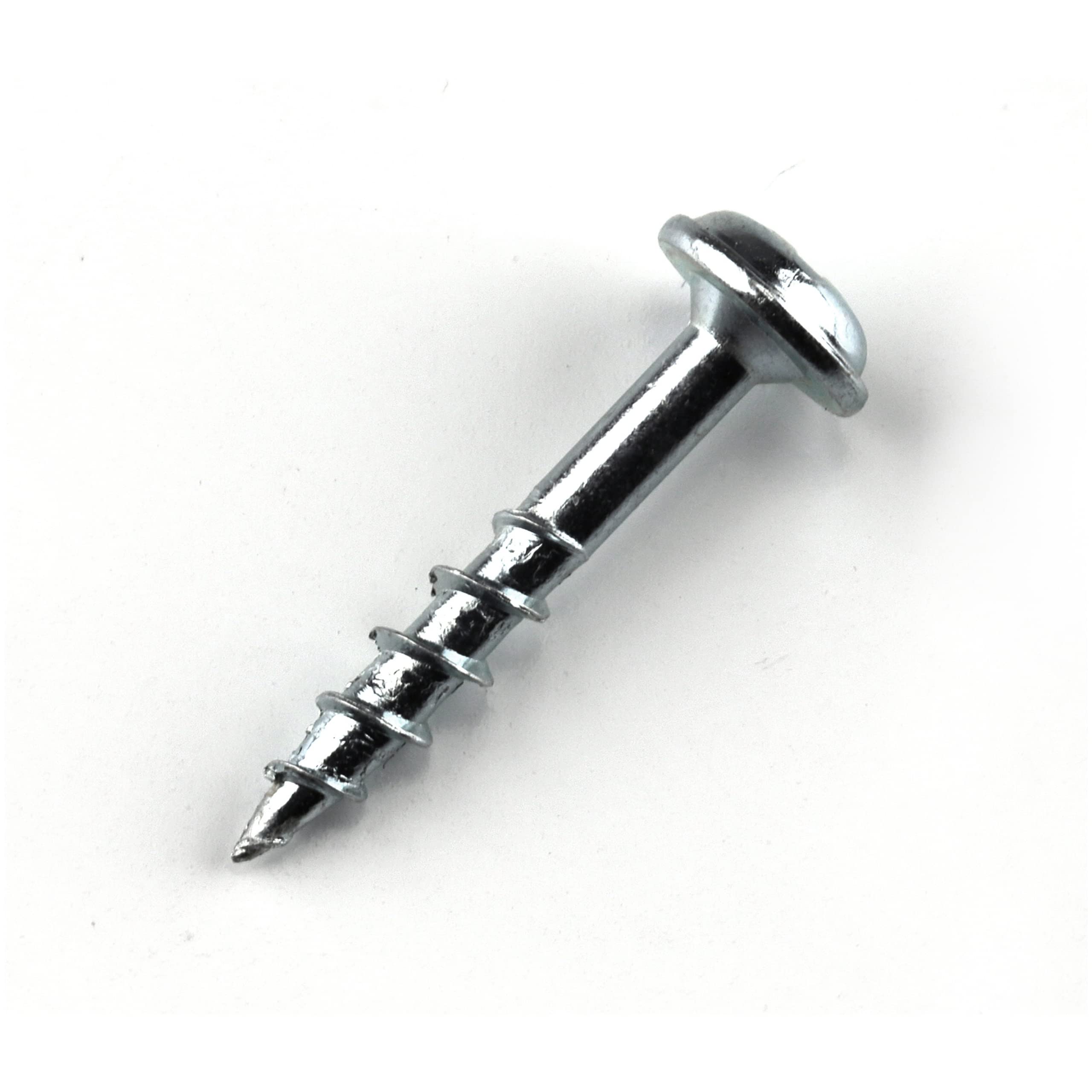 Kreg SML-C125-500 Zinc Pocket-Hole Screws, 1 1/4 Inch #8 Coarse Thread, Maxi-Loc Head (500 Count)