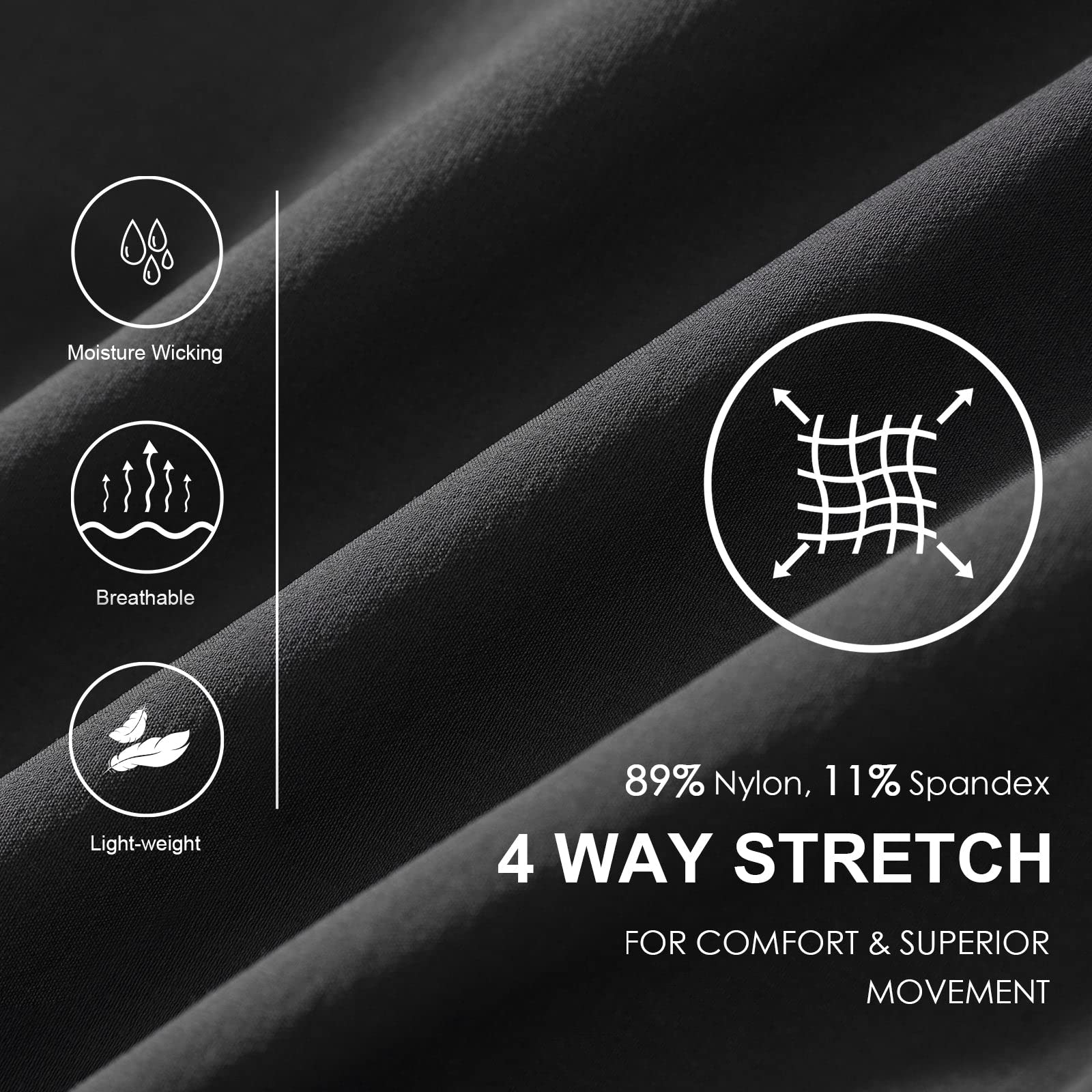 BALEAF Womens Golf Pants with Pockets Stretch Slim High Waist Quick Dry Lightweight Plus Size Golf Womens Apparel Black M