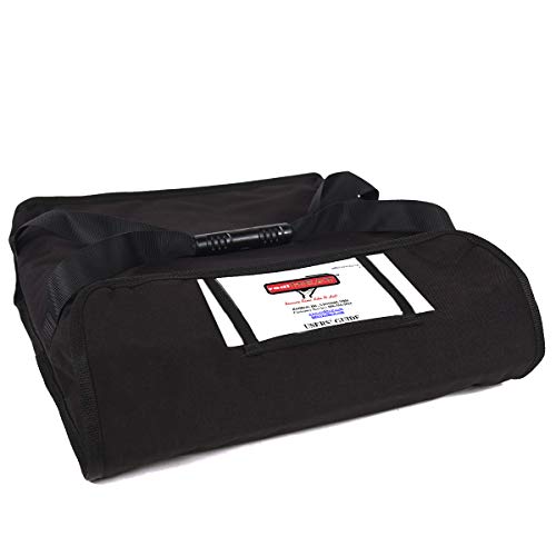 RediHEAT Heated Pizza Delivery System, 18" 2-Pie Bag, Black